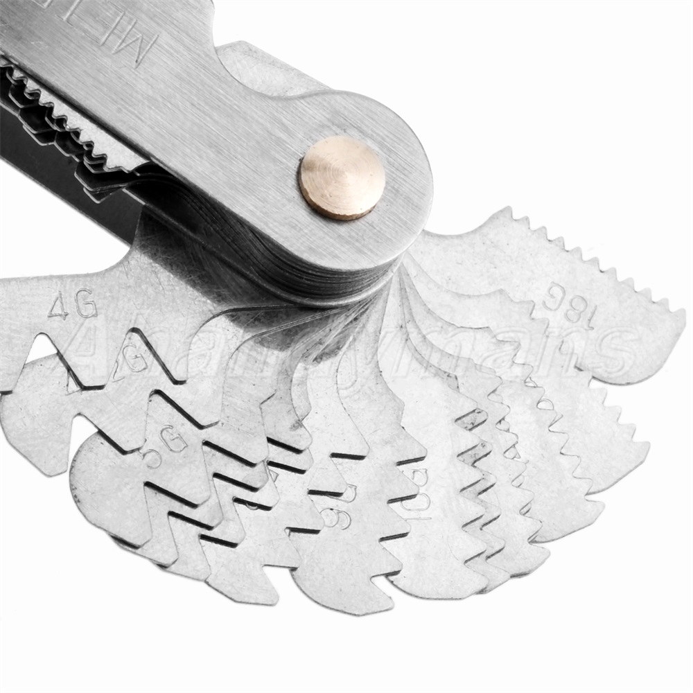 Checking Tool Angle Metal Turning Lath Screw Putch Gauge Inch & Metric ...