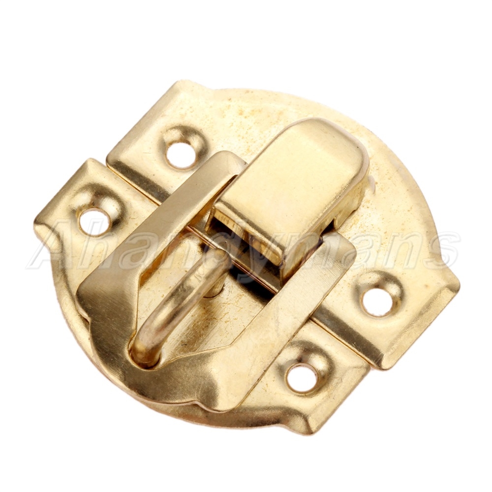 Retro Wood Dollhouse Chest Jewelry Box Latch Clasps Hasps Hardware Zinc ...