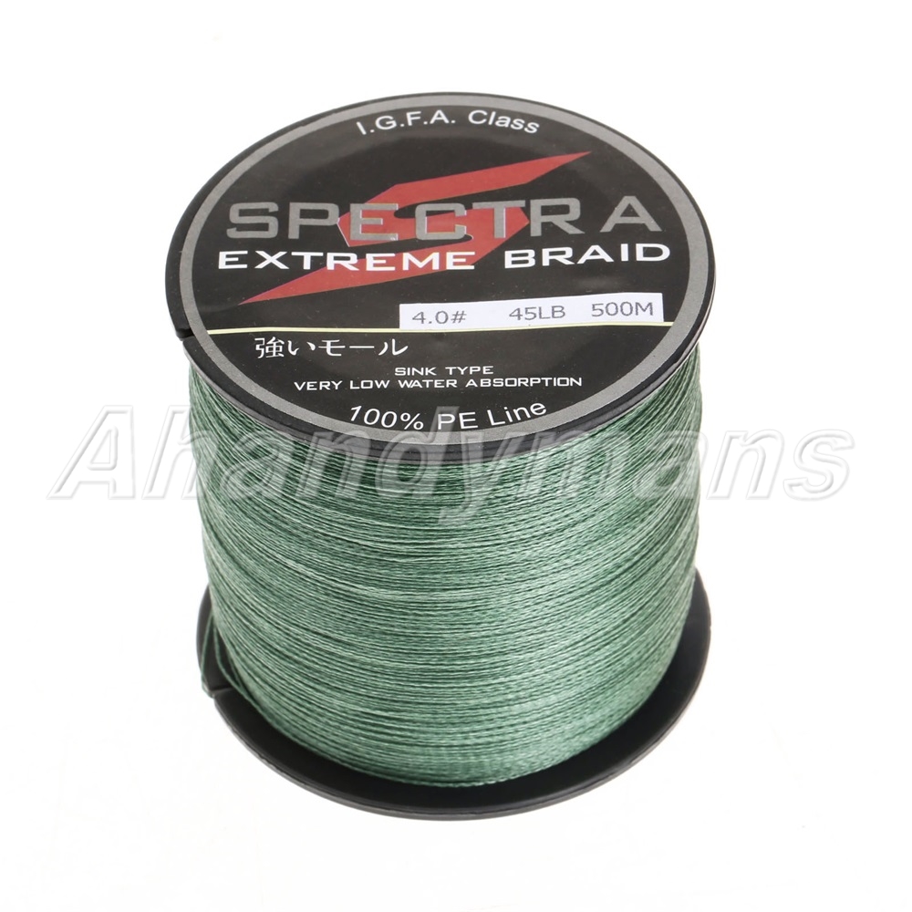 Super Strong Dyneema Spectra Braided Fishing Line 45LB Braided Line 100 ...
